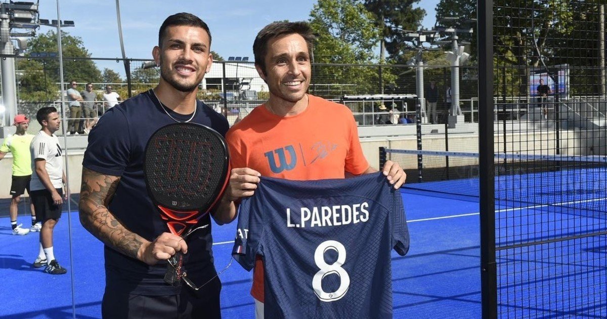 Paredes, el espectador de lujo del Premier Padel en Roland Garros: foto ...