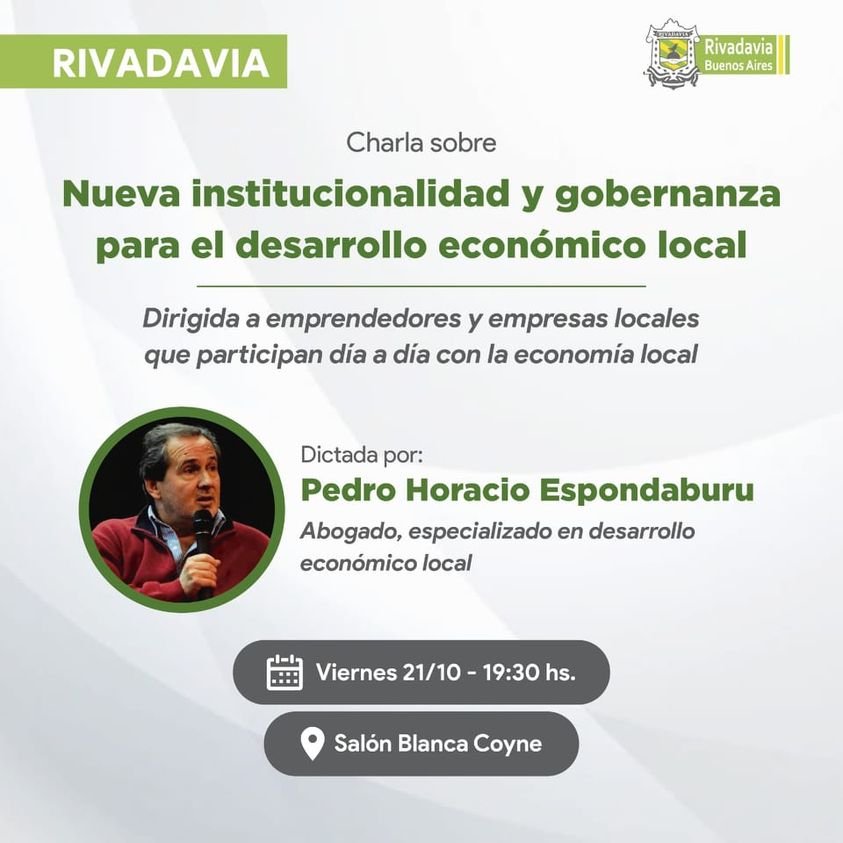 Charla: Nueva institucionalidad y gobernanza para el desarrollo ...