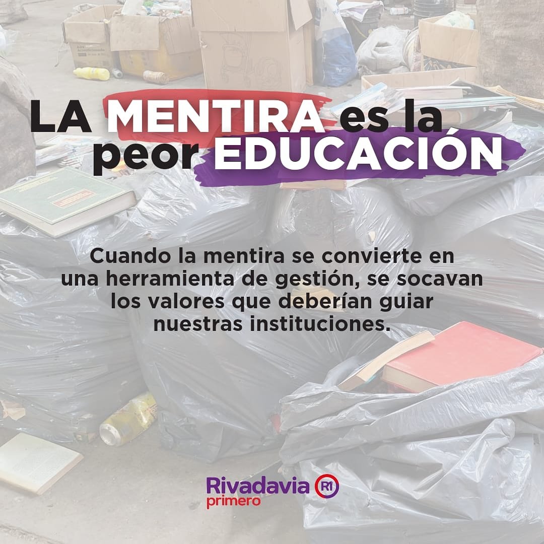 📚 La mentira es la peor educación. - Master News