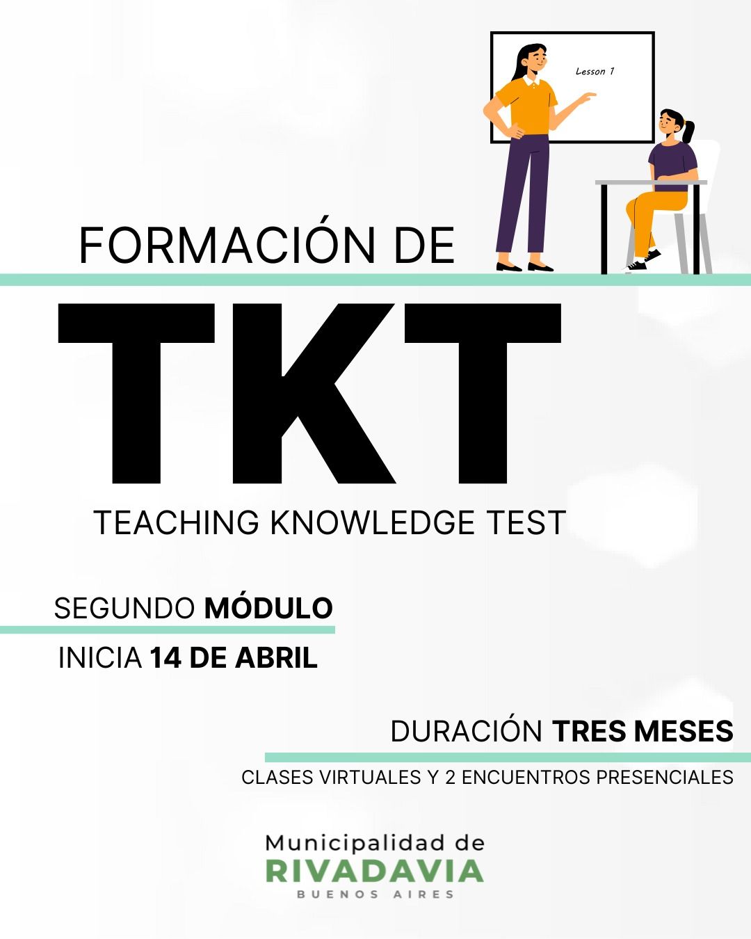 Continúa la formación de TKT - Teaching Knowledge Test - en Rivadavia ...