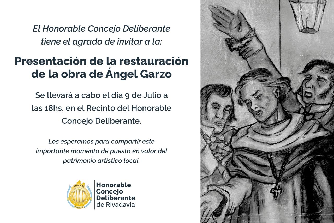 El Concejo Deliberante restaura la obra de Ángel Garzo - Master News