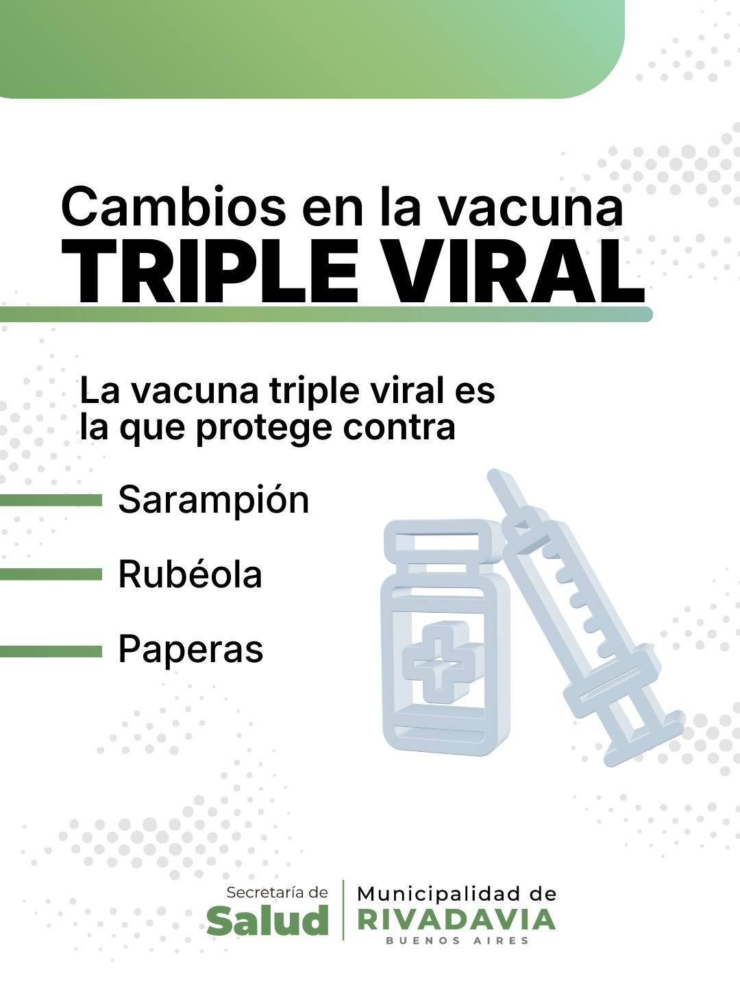 Cambios en la vacuna triple viral - Master News