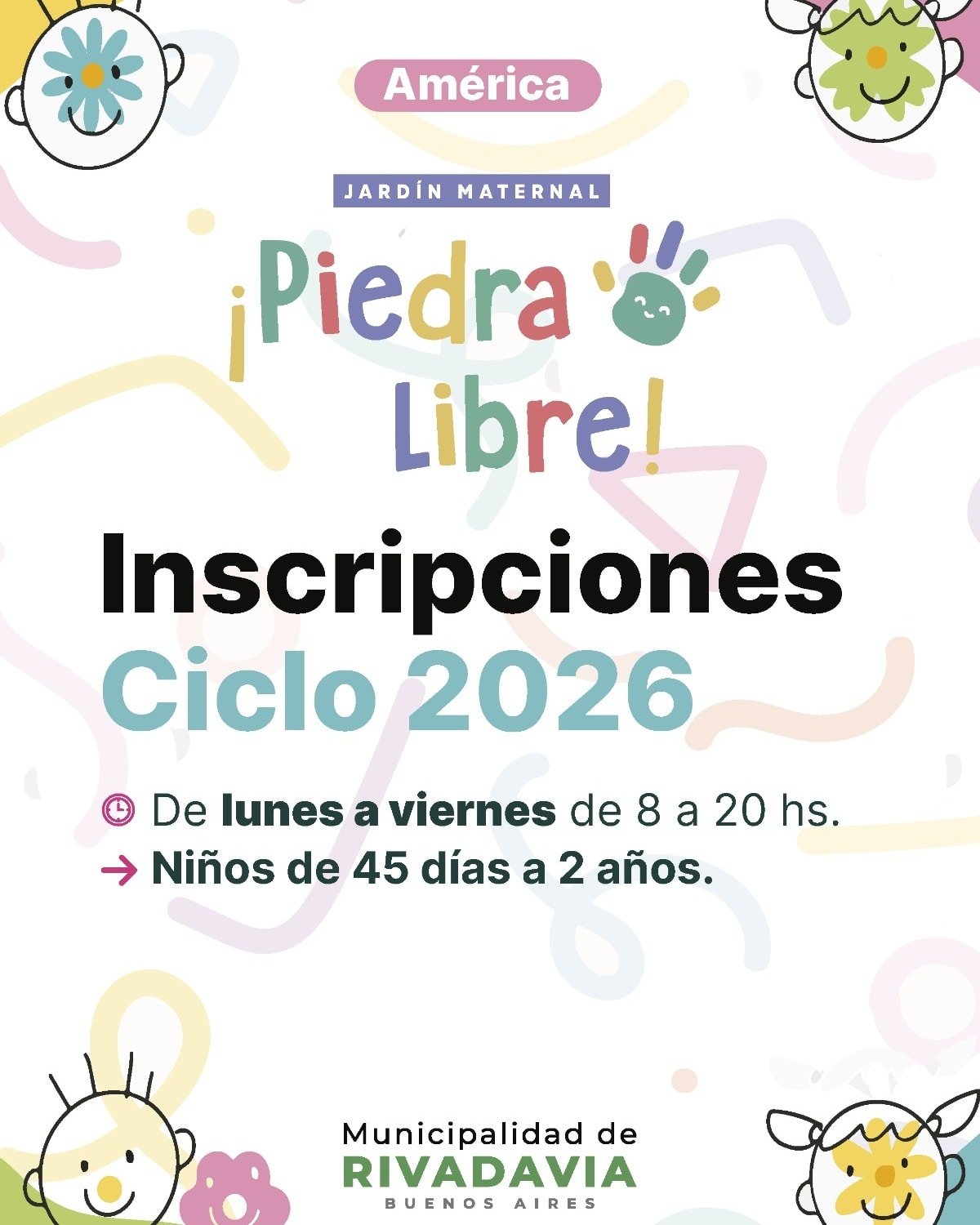 Sigue abierta la inscripción al ciclo 2026 de los jardines maternales ...